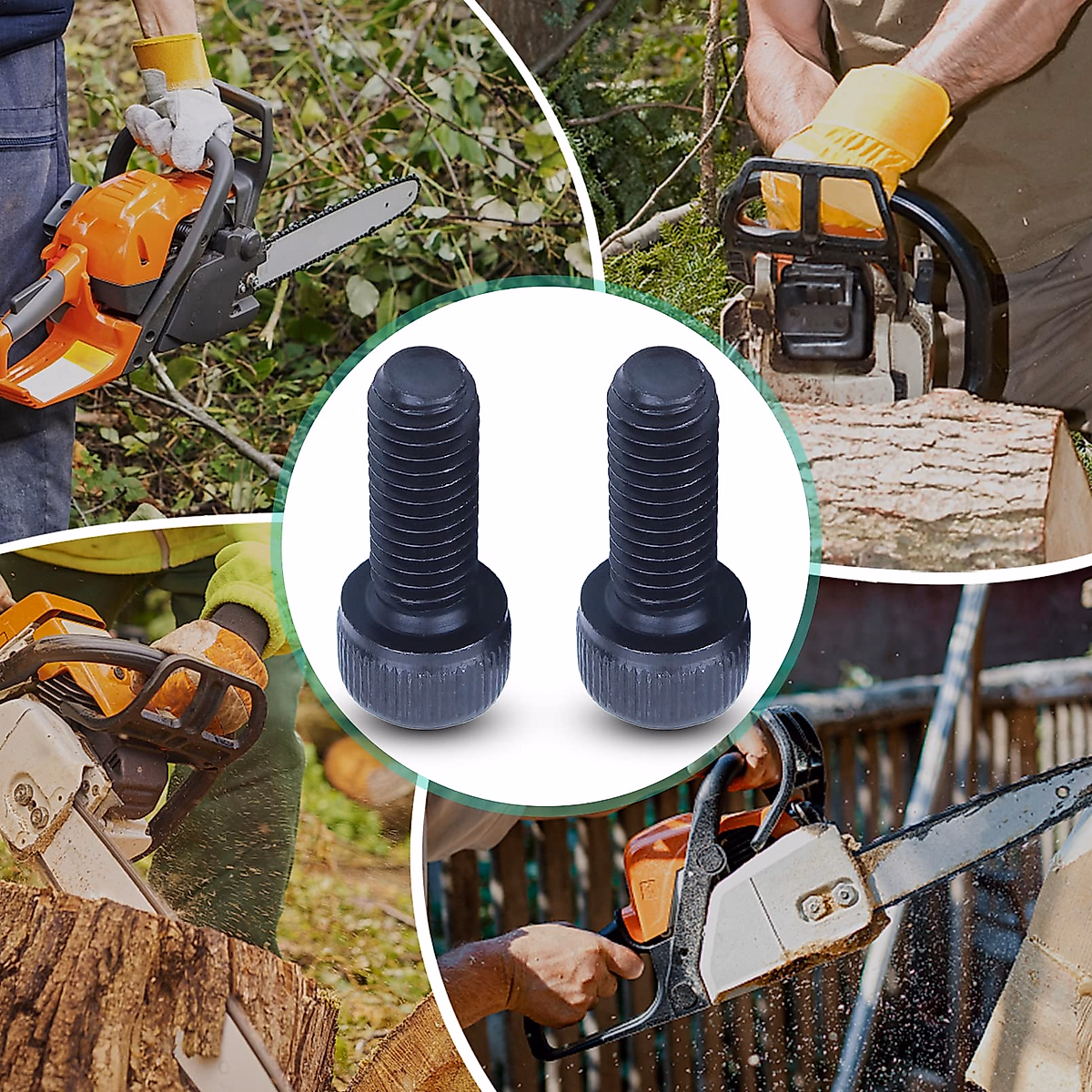 Adefol Muffler Screw Set for Husqvarna 435 440 445 450 3120 XP 455 460 461#725536855