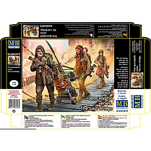 Master Box 24078-1/24 Scale - Pоst-Apocalyptic Series. The Last Bridge 3 Figures in kit