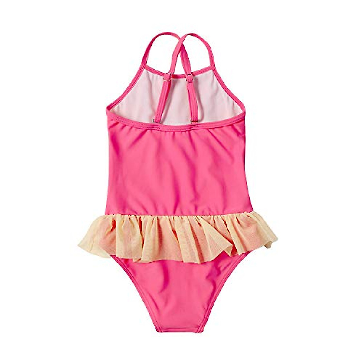 FreeLu Baby Girls One Piece Swimsuit Toddler Girl Ruffles Cartoon Swimwear Bathing Suit Beachwear(XL,Unicorn)