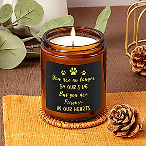 Pet Loss Gifts, Pet Memorial Gifts for Dogs, Dog Sympathy Gifts, Dog Remembrance Gifts, Dog Bereavement Gift, Dog Loss Gifts, Dog Keepsake for Women, Men, Dogs Lovers - Lavander Scented Candles