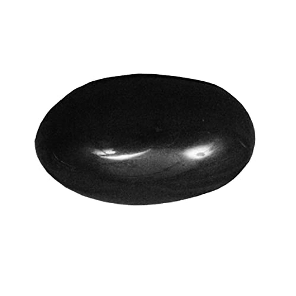 OM SHRI OM Shaligram Stone Black Pure and Original for Pooja