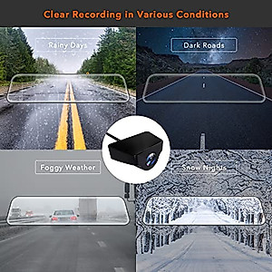 WOLFBOX Upgraded WDR Rear Camera for G840S / G930 / G850 / G900 / D07, 1080P Waterproof AHD Car Rear View Camera