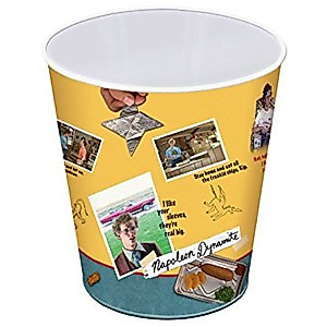 Napoleon Dynamite Tin Litho 10" Trash Can Waste Paper Basket