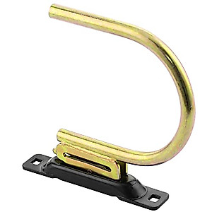 Robbor E-Track J Hook with E Track Spring Fitting Heavy Duty 5" Wide Enclosed Large Steel Jhook E Track Accessories for E Track and X Track System