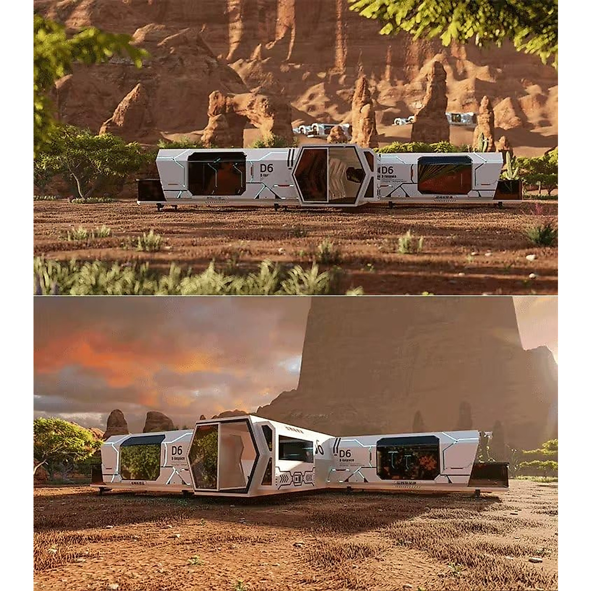 Capsule Home House, Commercial spce pod Hotel Luxury Tiny House fabricated Space Capsule Container Model D6