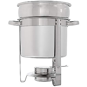 Winco 207 Stainless Steel Soup Warmer, 7-Quart, Medium