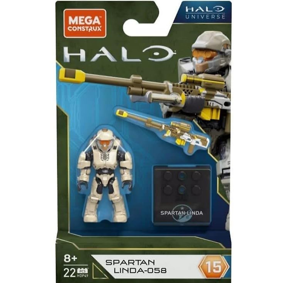 Mega Construx Halo Heroes Series 15 Complete Set of 5 Buildable Action Figures