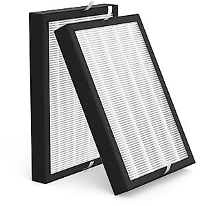 CFKREYA GL-FS32 Filter Replacement Compatible with MOOKA/KOIOS GL-FS32 & Azeus GL-FS32 Air Puri-fier, 3-in-1 True HEPA GL-FS32 Replacement Filter, 2-Pack