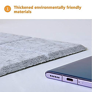 Wall decoration Self-Adhesive Wall Stickers Message Board X6, DIY Felt Small Square Bulletin Board, Children's Protective