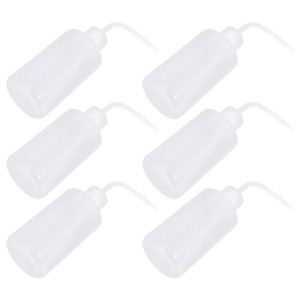 ULTECHNOVO Lab Wash Bottle 24pcs Label and Scale Tools Plastic Squeeze Mouth Supplies Bottle Ml White Squirt Refillable Ldpe, Medical Labs Cleaning Wash for Safety Labels Empty Washing