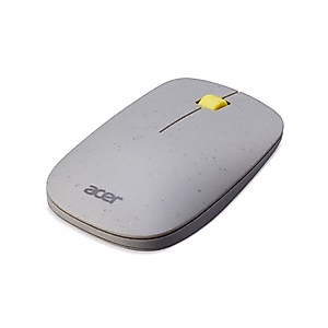 Acer Vero 3 Button Mouse | 2.4GHz Wireless | 1200DPI | Made with Post-Consumer Recycled (PCR) Material | Certified Works with Chromebook | Gray