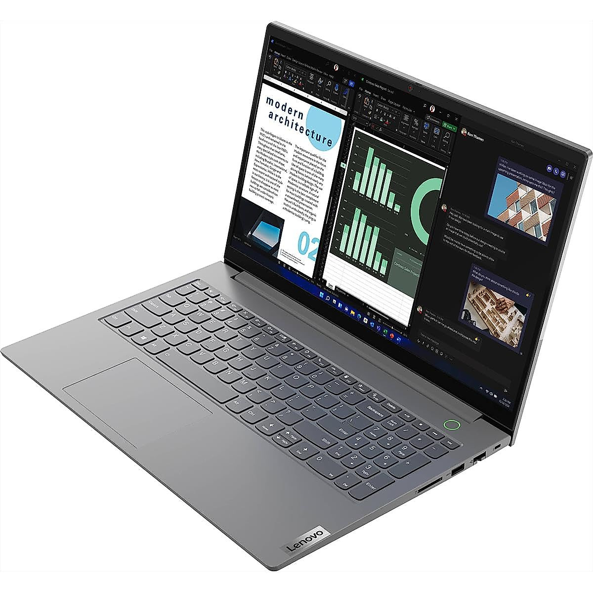 Lenovo ThinkBook 15 G4 IAP 21DJ000VUS 15.6" Touchscreen Notebook - Full HD - 1920 x 1080 - Intel Core i7 12th Gen i7-1255U Deca-core (10 Core) 1.70 GHz - 16 GB Total RAM - 8 GB On-Board Memory - 512