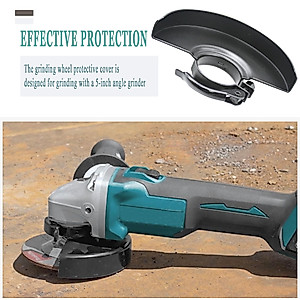 Grinder Guard 5” 125mm Replacement For DEWALT Angle Grinder,for BOSCH MAKITA XAG04T XAG04Z XAG09Z XAG11Z RYOBI METABO,Black(1Pcs)