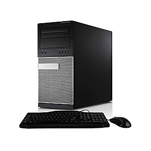 Dell Optiplex 790-MT Desktop PC, Intel Core i7, 16GB Memory, 256GB Solid State Drive, Windows 10, OD1-0234 (Renewed)