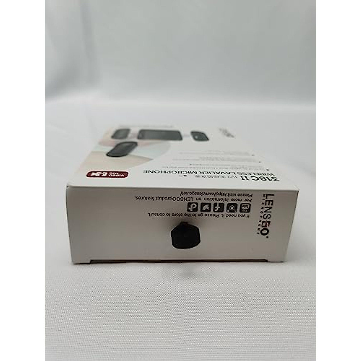 LENSGO 318C II 2.4GHz Dual Clip on Wireless Lavalier Microphone for DSLR/SLR Camera Camcorder iPhone Android Rechargeable Lapel Mic for Video Recording Interview TikTok YouTube Live Streaming -W