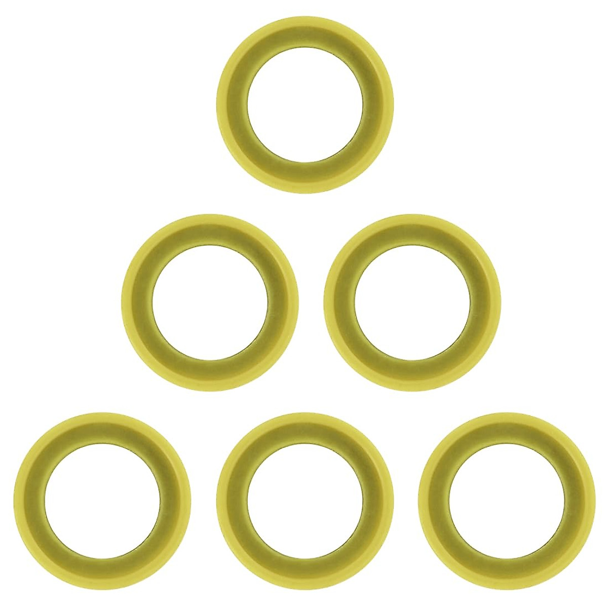 UTSAUTO 6Pcs Gearcase Drain Plug Seal 12-19183Q02 Lower Unit Seals Replacement for 3/8”-16 Drain Fill Screws