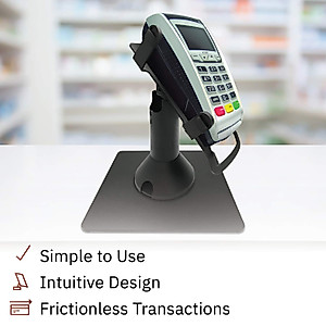 Discount Credit Card Supply DCCStands Freestanding Swivel and Tilt Ingenico ICT220/250 Terminal Stand