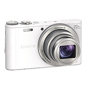 Sony DSC-WX300/W 18 MP Digital Camera with 20x Optical Image Stabilized Zoom and 3-Inch LCD (White)