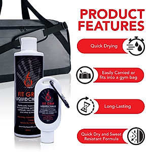 Liquid Fit Chalk, Liquid Chalk Weightlifting, Weightlifting Chalk, Chalk Weightlifting, Weightlifting Liquid Chalk, Liquid Chalk Grip, Chalk in a Bottle (50 ml)