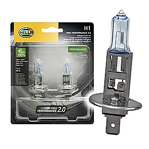 HELLA H1 2.0TB High Performance Bulb, 12V, 55W, 2 Pack