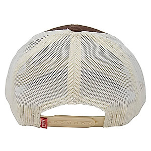 Kimes Ranch Unisex Rolling Trucker 6-Panel Mesh Back Adjustable Snapback Hat/Brown