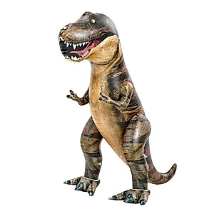 JOYIN T-Rex Dinosaur Inflatable, Tyrannosaurus Rex Inflatable Dinosaur Toy for Party Decorations, 30" Dinosaur Birthday Party Gift for Kids and Adults