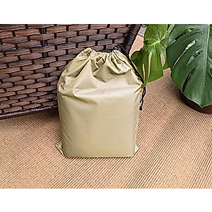Baner Garden Patio Furniture Covers,Outdoor Furniture Cover Waterproof,Patio Furniture Set Covers for 3 Piece Outdoor Bistro,Patio Sofa Covers Set for 2 Chairs and Coffee Table,Khaki