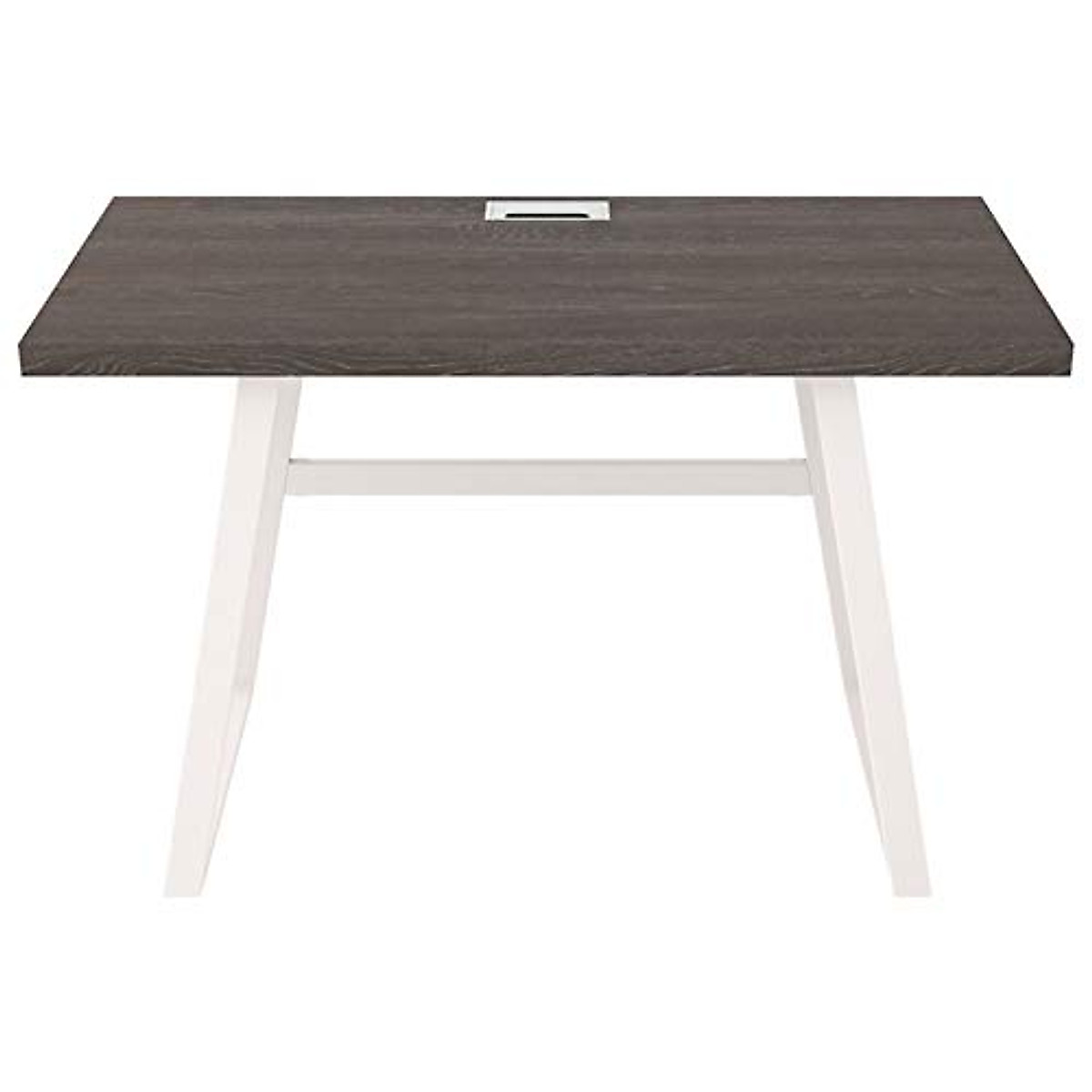 Signature Design by Ashley Dorrinson Modern Farmhouse 47" Home Office Writing Desk, Gray & White