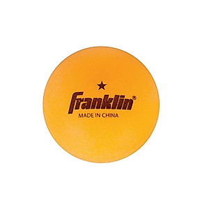 Franklin Sports Ping Pong Balls - Bulk Pack of Official Size + Weight 40mm Table Tennis Balls - White + Orange - One Star Professional Ping Pong Balls - Durable Ping Pong Balls - 144 Ball Bulk Pack