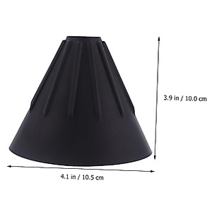 Homoyoyo 2 Pcs Coffee Funnel Durable Coffee Cafeteras Expresso Home Coffee Filter Coffee Filter Cup Silicon Tea Coffee Filter Reusable Coffee Filter Espresso Black