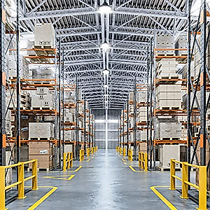 LE UFO LED High Bay Light 150W, 19,000lm 5000K Daylight, 450W HPS Equivalent, 1-10V Dimmable Commercial Warehouse LED Lighting, Waterproof IP65, 100-277V, 110° Beam, Industrial Ceiling Light Fixture