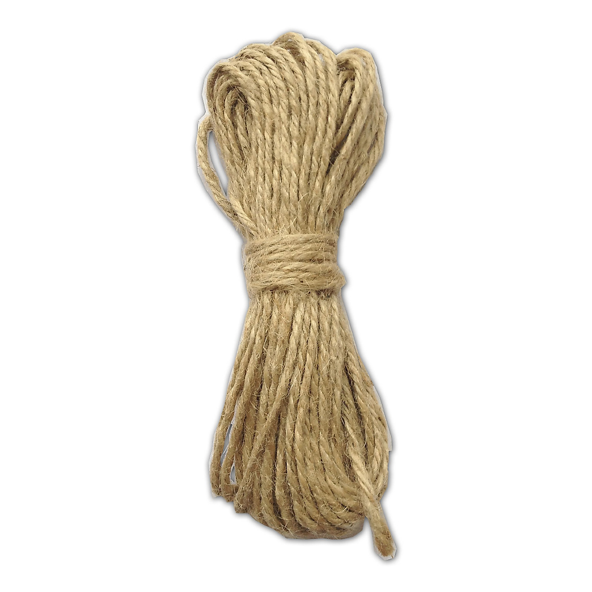 LWR CRAFTS Jute Rope 2.5mm 90ft Natural for Small Clothespins