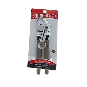 Swing-A-Way Easy Crank Can Opener, Extra Long, Gray