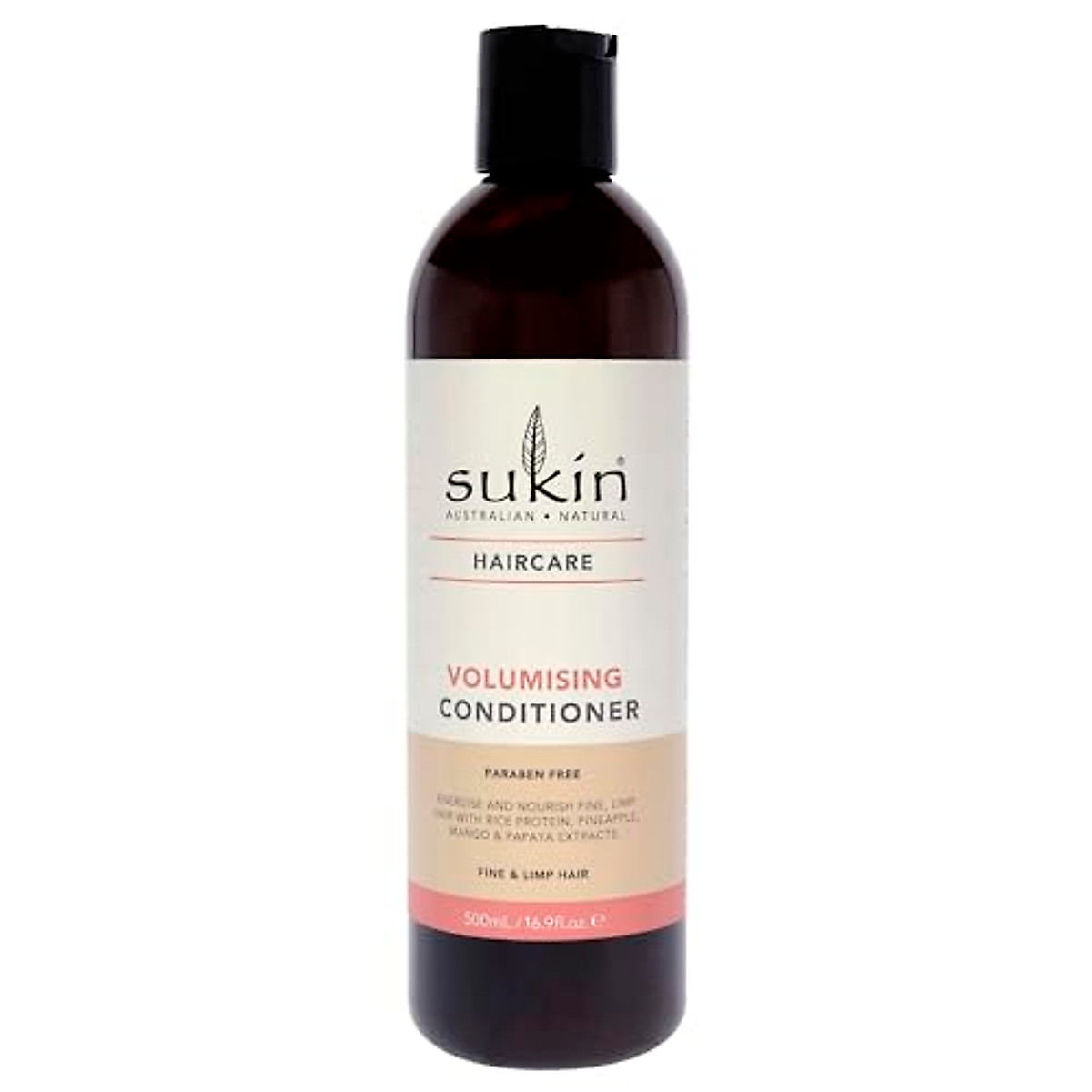 Sukin Volumising Conditioner, Fine and Limp Hair, 16.9 fl oz (500 ml)