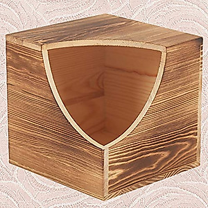 YARDWE Wood Bird House Bird Breeding Box Cage Natural Bird Nest Parakeet Nesting Box Bird Hut for for Finch Cockatiel Budgie Conure Parrot