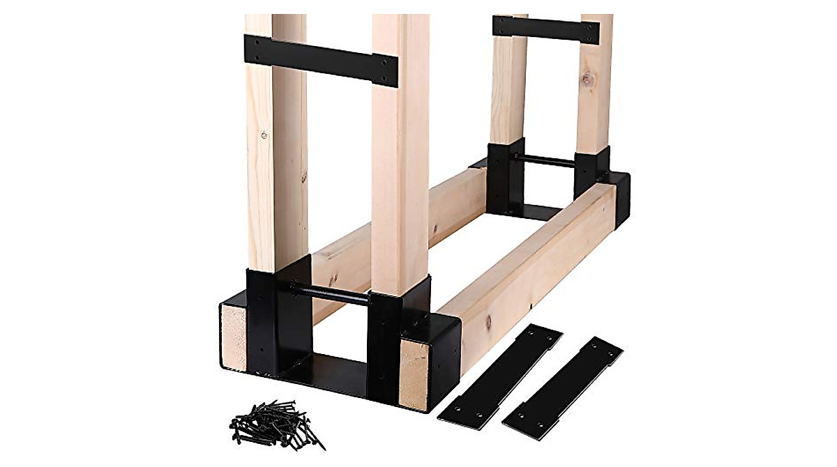 MOFEEZ Firewood Log Storage Rack Kit - Adjustable & Durable