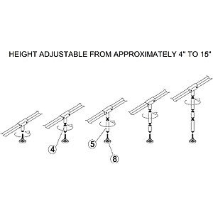 Wallace Flynn Bed Claw No-Sag Center Support System, Eliminate Sagging Mattresses