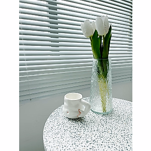 hesim Hand-Crafted Ceramic 14OZ Fat Belly Mug | Coffee Mug With Arm Handle | Fat Mug | Potbelly Coffee Mug | Father's Day Gift