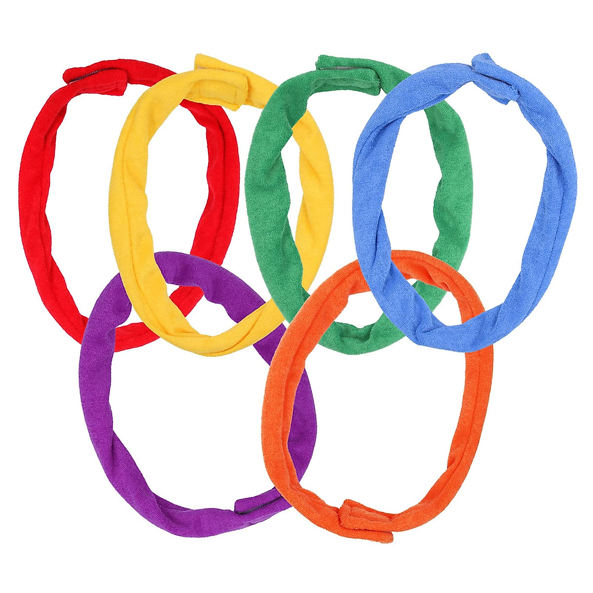 Chew Necklaces for Sensory Kids, Cloth Fabric Necklace Oral Toys for Boys Girls Alternative to Chewing, Terry Absorbent Chewy Toy Autism for ADHD SPD Fidgeting 6 Pack