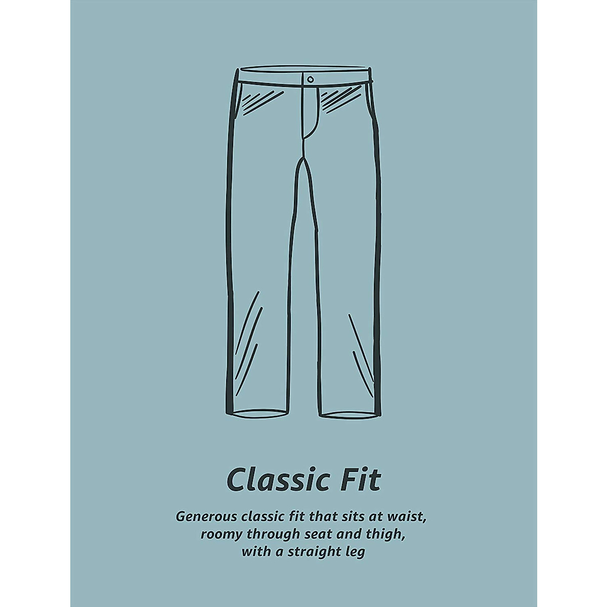 Amazon Essentials Men's Classic-Fit Wrinkle-Resistant Flat-Front Chino Pant (Available in Big & Tall), Light Grey, 42W x 30L