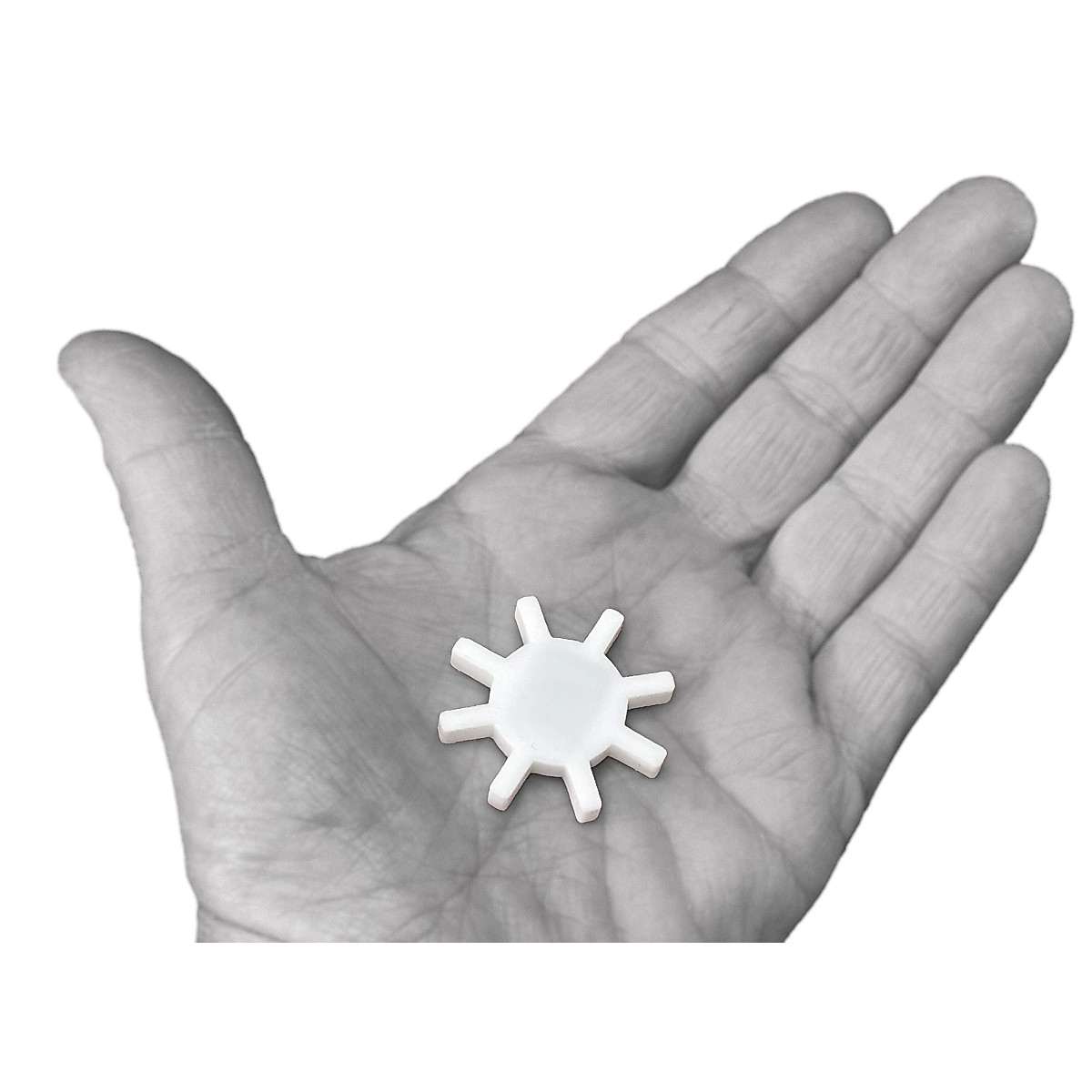 Magnetic Stir Bar - Gear Style - 40.75mm x 5.5mm