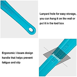 DURATECH 9-1/2 inch Hex Offset Wrench, Hex Pipe Wrench, CR-V Hook Jaw