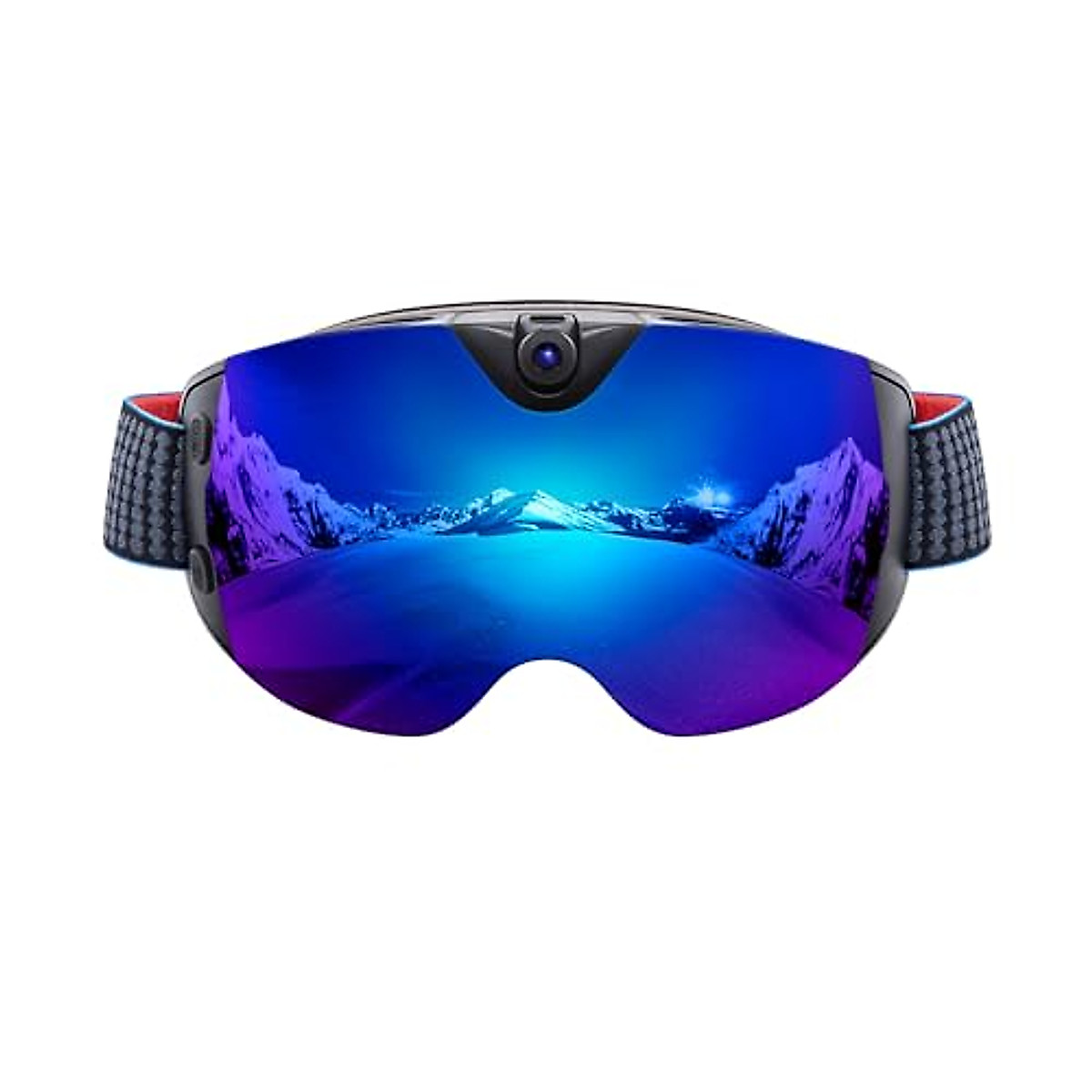 OhO Smart Ski Goggles, 4K Camera Snowboard Goggles with Adjusted View of Camera Recroding,UV Protection, Anti Fog (Men/Women)