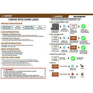 Armstrong RFID Lock, Hidden Lock Plunger Style