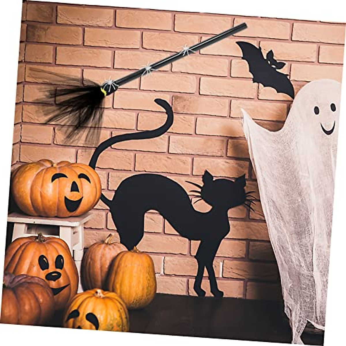 1Pc Halloween Broom Witch Accessories for Women Witch Broom Halloween Kids Broom Props Halloween Wizard Broom Kids Decor Halloween Small Broom Make up Child Costumes Plastic