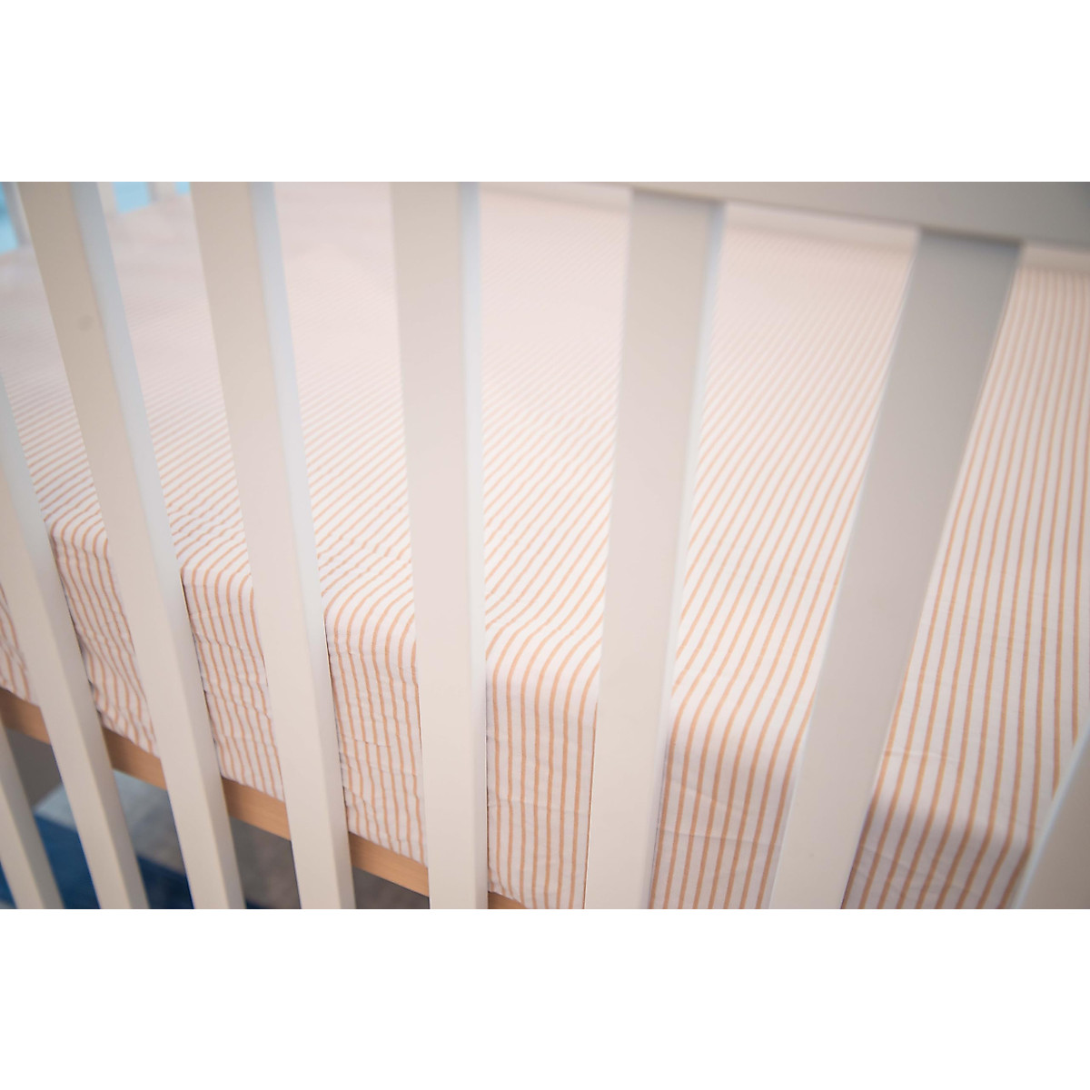 Crib Sheets Set 2 Pack - Baby Crib Sheets with 100% Jersey Cotton - Crib Sheets for Boys and Girls, Newborn Essentials (Crib, Pink Tulip)