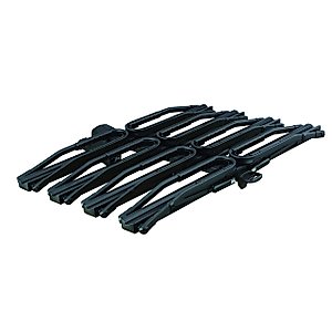 INNO INH142 Tire Hold Hitch Mount (2" ONLY) Platform Rack (4) Bike (E-bike, Fat Tire, Full Suspension, Carbon Compatible), Matte Black