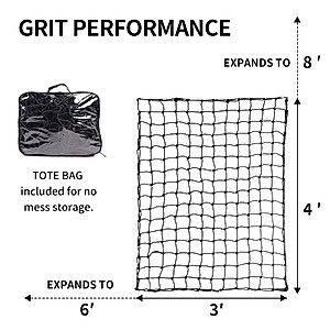 Leader Accessories Roof Rack Cargo Basket Set, Cargo Carrier Bag 15 Cubic Feet Capacity with Car Top Luggage Holder Adjustable Length 43/64 inches Cargo Net 3' x 4' for SUV, Van, Sedan,Jeep