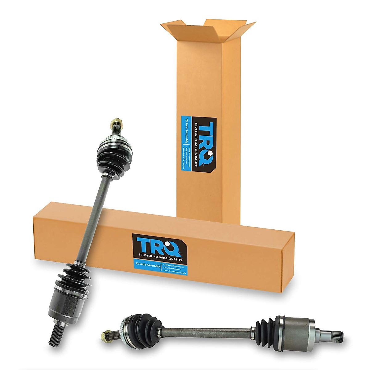 TRQ Front CV Axle Shaft Left LH Right RH Pair Set Of 2 Compatible with Accord V6 TL CL