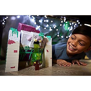 Mattel Minecraft Legends Action Figure, Devourer With Slime Attack Action & Accessory, Collectible Toy, 3.25-Inch